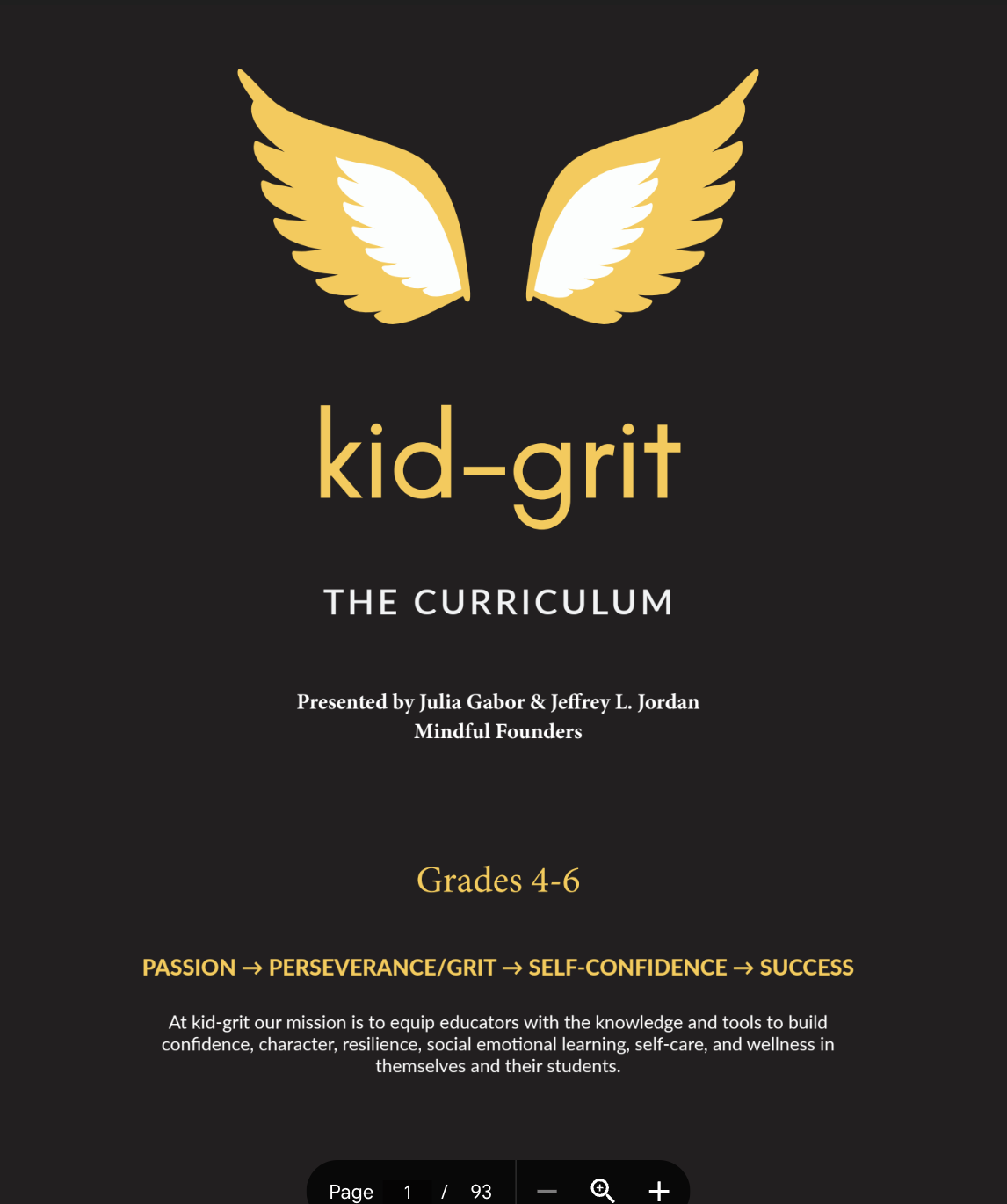 kid-grit THE CURRICULUM (4-6)